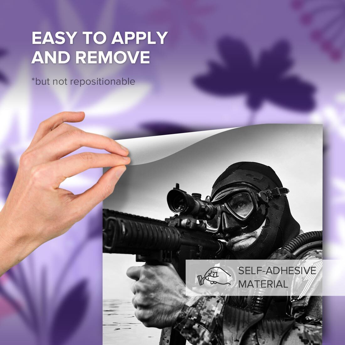 1 x Vinyl Sticker A5 - BW - Navy Seal Frogman Ocean Military #37490 | eBay