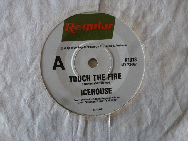 ICEHOUSE "Touch the fire / Last cut" 7"Vinyl Record 45rpm | eBay Australia