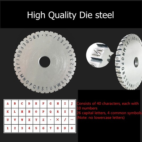 Nameplate Manual Marking Machine Small Semi-automatic Metal Sign ...