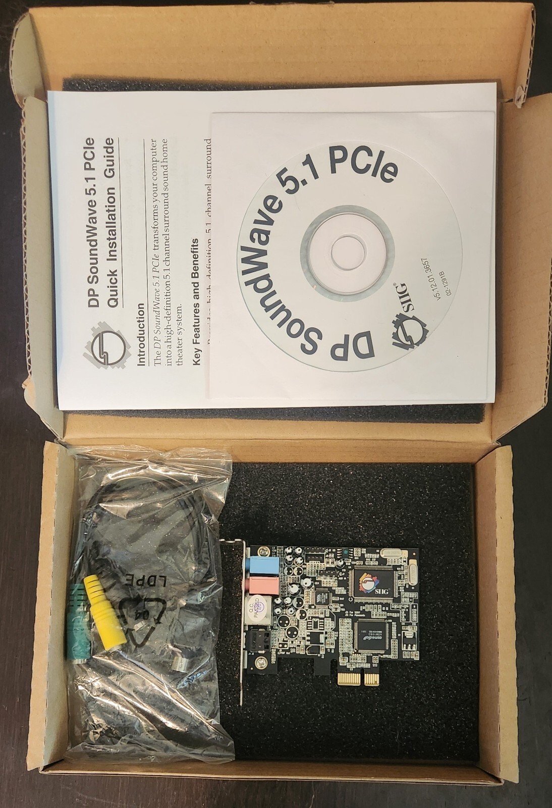 SIIG DP SoundWave PCI Express x1 (IC-510111-S2) Sound Card | eBay