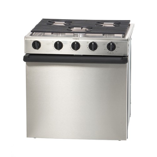 Dometic R31 Series 50447 RV Oven 3-Burner Stove Stainless Steel Range | 21"