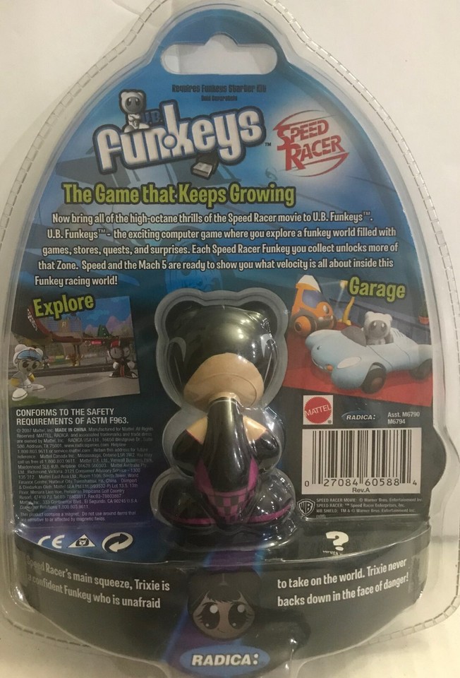 UB Funkeys Speed Racer Trixie Computer Game Quest New | eBay