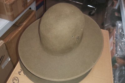 NEW AUSTRALIAN ARMY SLOUCH HAT various size NEW FUR FELT MINT DOME TOP ...