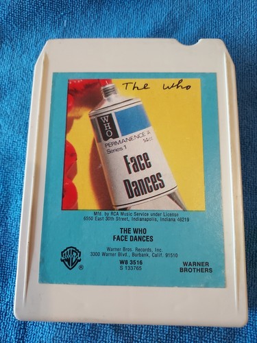 8 track - The Who - Face Dances 1981 | eBay