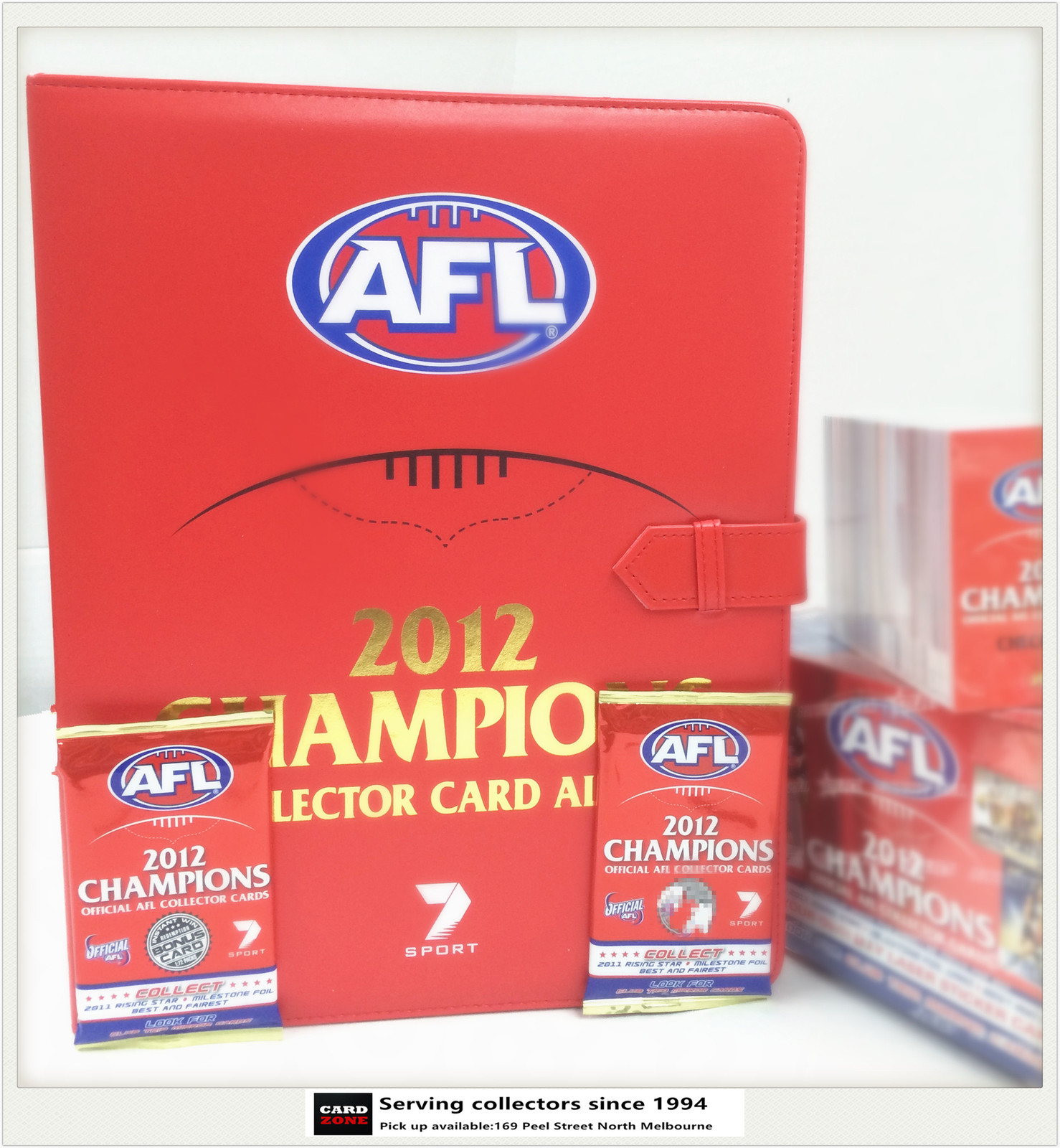 AFL TRADING CARD OFFICIAL ALBUM--2012 Select AFL Champions Trading Card ...