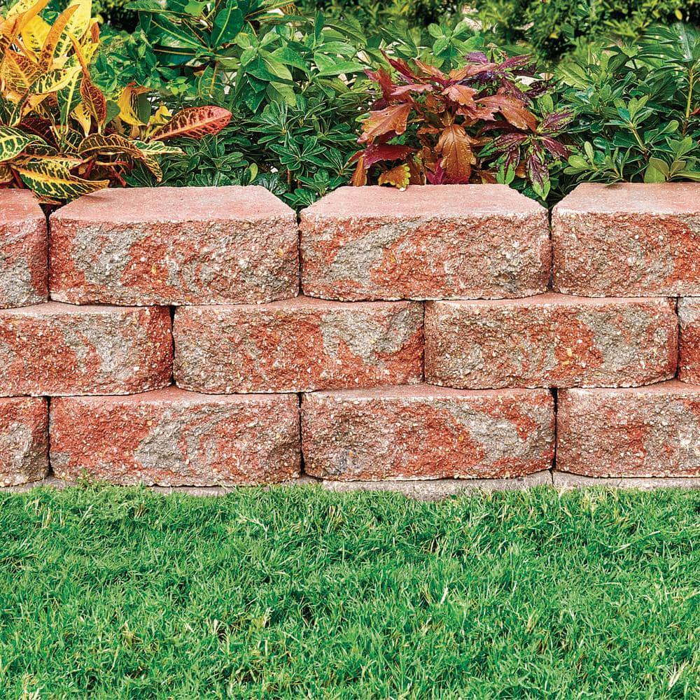 Red Basic Retaining Wall Block