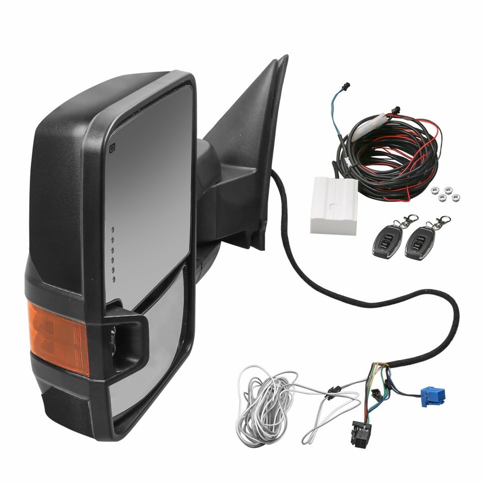 Power Fold Tow Mirrors Manual extended For 07-13 Chevy Silverado GMC ...