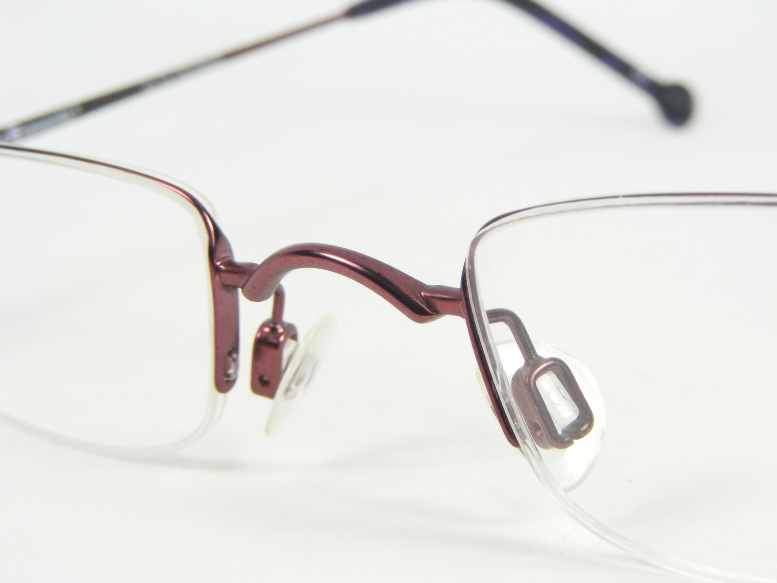 L.a. Eyeworks ONE PAIR KINNIKINICK 595591 PLUM /BLACK EYEGLASSES LAE ...