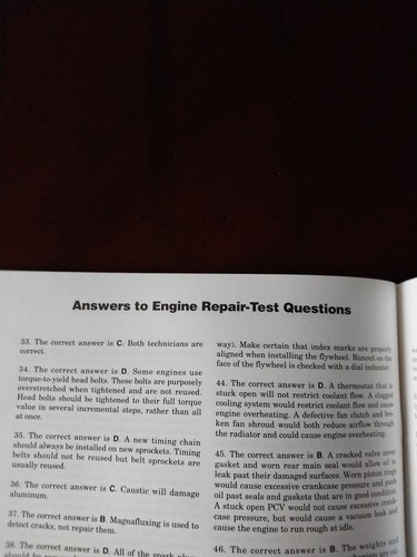 Motor Age Self Study Guide A1 Engine Repair Book | eBay