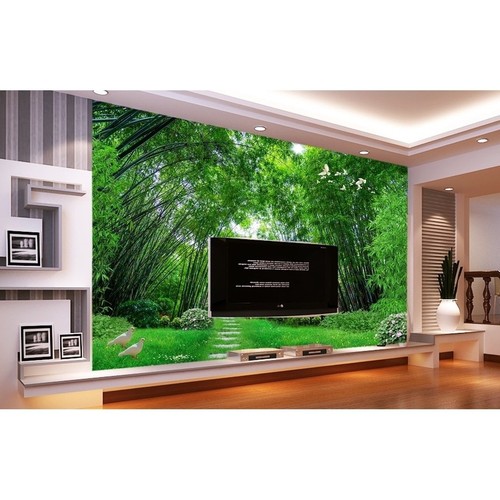 GK Wall Design 3D Photo Jungle Landscape Wallpaper Green H:98" x W:150 ...
