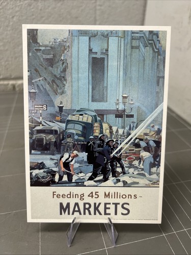 VINTAGE WW2 REPRODUCTION POSTCARD PROPAGANDA WAR MILITARY BRITAIN ...