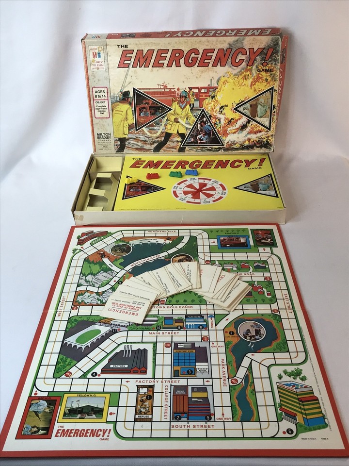 The Emergency! Board Game 1973 1974 Milton Bradley Vintage | eBay