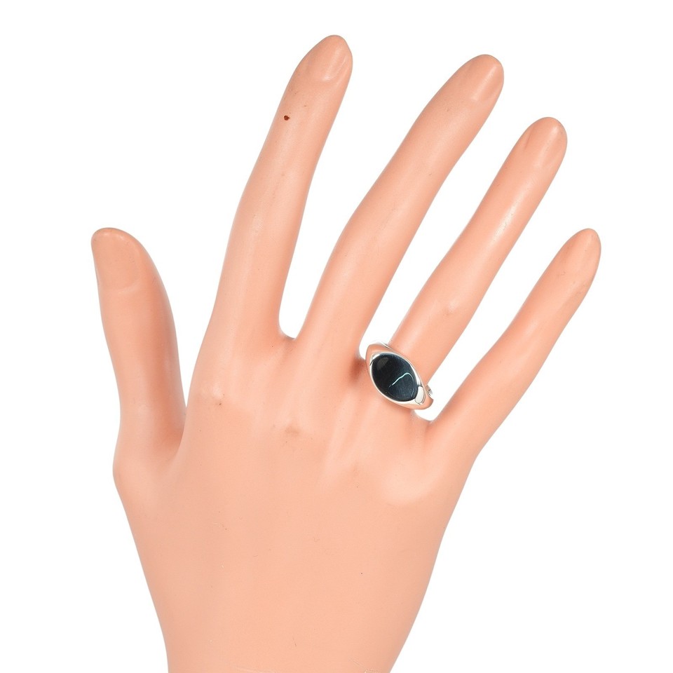 TIFFANY&Co. Elsa Peretti Vintage Rare Signet Ring Silver925 #4.5(US ...