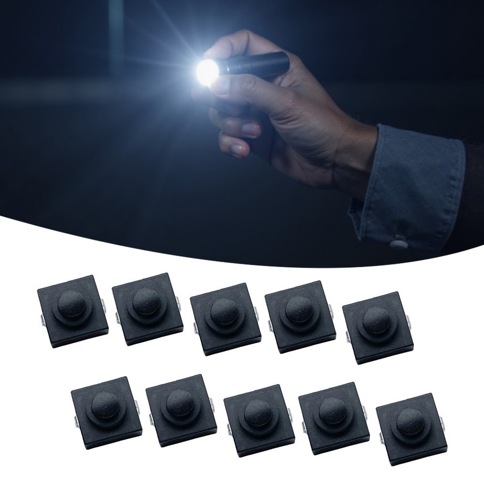 Replacement Part For DIY Projects Flashlight Switch 2-Pin Easy ...