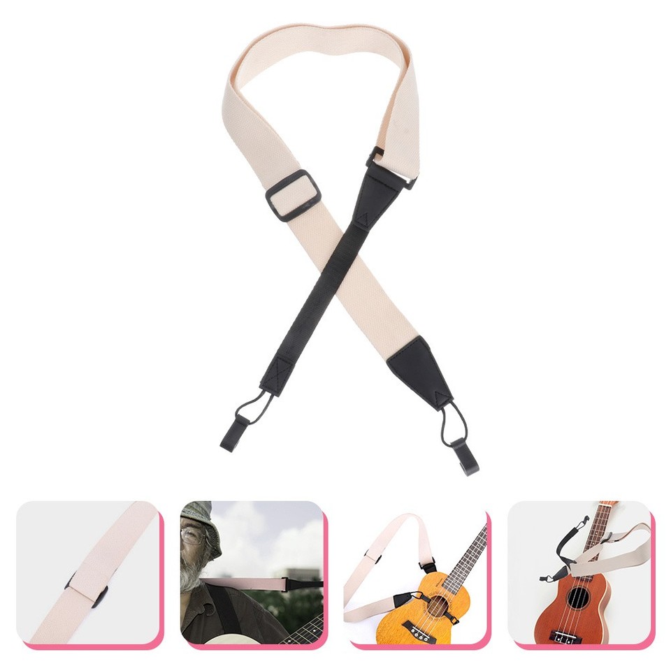 Simple Durable Ukulele Strap Adjustable Button Type Strap Ukulele Carry ...