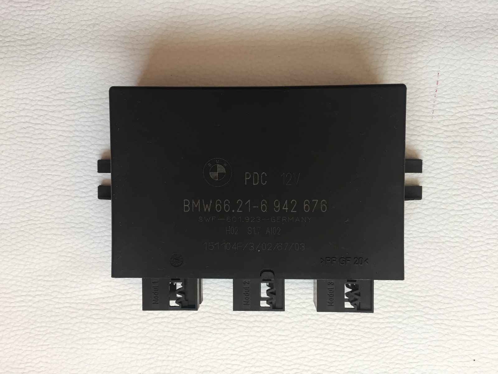 BMW X5 PDC PARKING CONTROL MODULE PARKING ASSIST DISTANCE MODULE ...