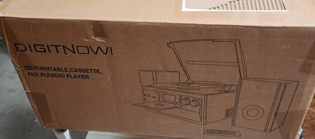 DIGITNOW M504 Bluetooth Record Player Turntable with Stereo Speaker LP ...