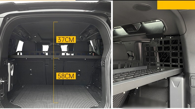 for Land Rover Defender 110 2020-2023 Storage Molle Panel Rear Trunk ...
