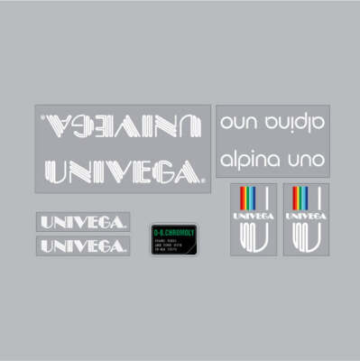 Univega - Alpina Uno clear decal set - old school bmx | eBay