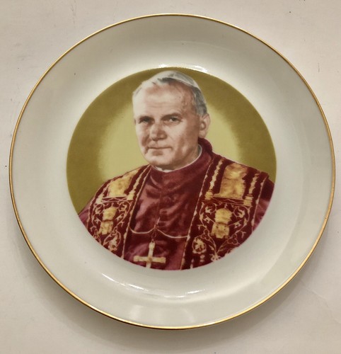 Pope Plate Small Vista To Miami 9/1987 Made In Spain | eBay