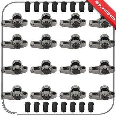 for Big Block Chevy Stainless Steel Roller Rocker Arm 1.7 Ratio 7/16 ...