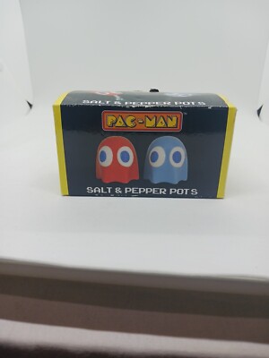 Pac-Man Inky & Blinky Salt & Pepper Pots Shakers Table Ceramic A42 | eBay