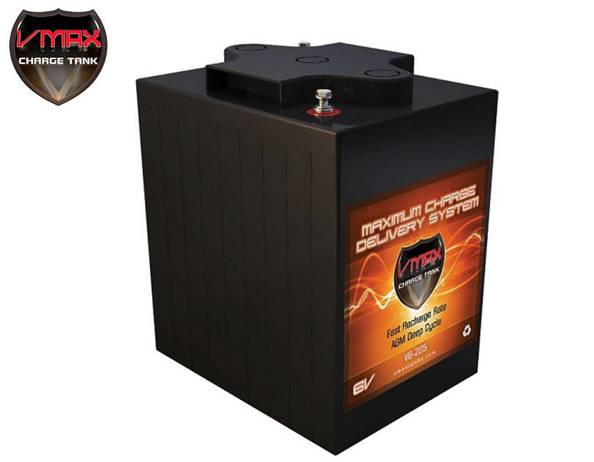 VMAX V6-225 6Volts 225AH Deep Cycle High Performance AGM Battery for ...