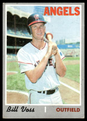 1970 Topps Bill Voss #326 California Angels Baseball Card | eBay