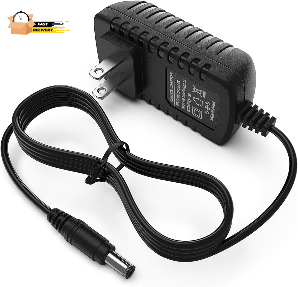 12 Volt 2A Power Adapter Supply AC to DC 2.1Mm X 5.5Mm Plug 12V 2 Amp ...