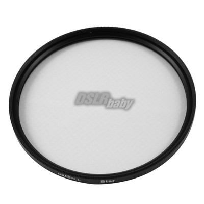 58mm Four 6 Point 6PT Cross Star Effect Lens Filter For Digital DSLR ...
