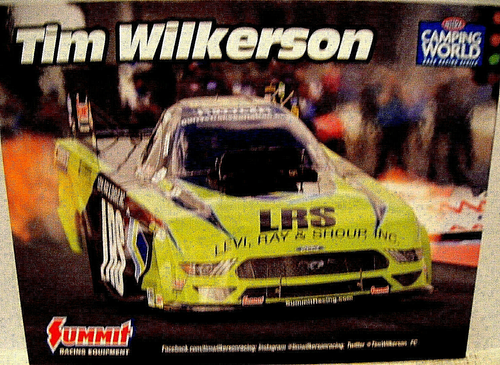2021 MUSTANG TIM WILKERSON TOP FUEL NHRA FUNNY CAR DRAG RACING POSTCARD ...