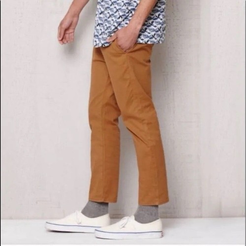 PacSun Men’s Rusty Tan Crop Skinny Khaki Pants 34 New | eBay