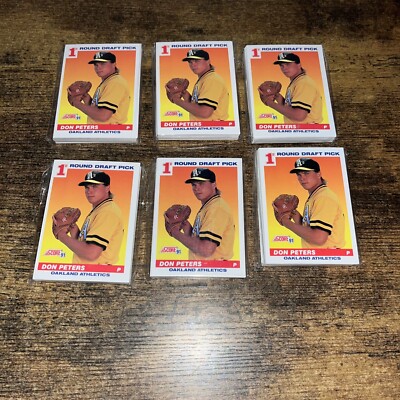 (150) 1991 Score Baseball Cards from Don Peters Rookie Oakland ...