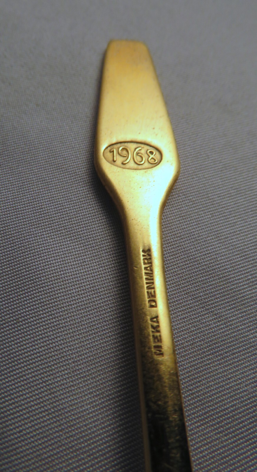 1968 MEKA Denmark Gold & Enamel 3 Three Kings Christmas Demitasse Spoon ...
