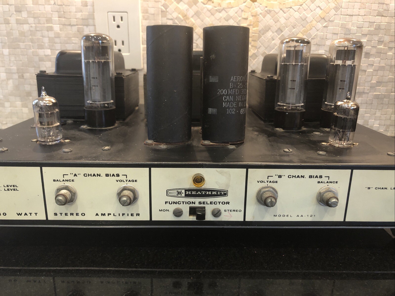 Heathkit AA-121 Daystrom 40 WPC Stereo Tube Amplifier Just Serviced ...