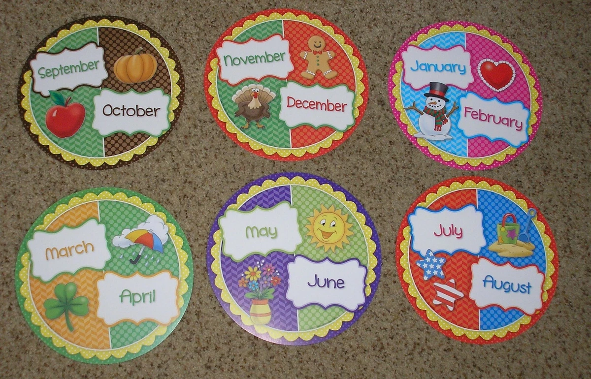 Printable Months Of The Year For Bulletin Board