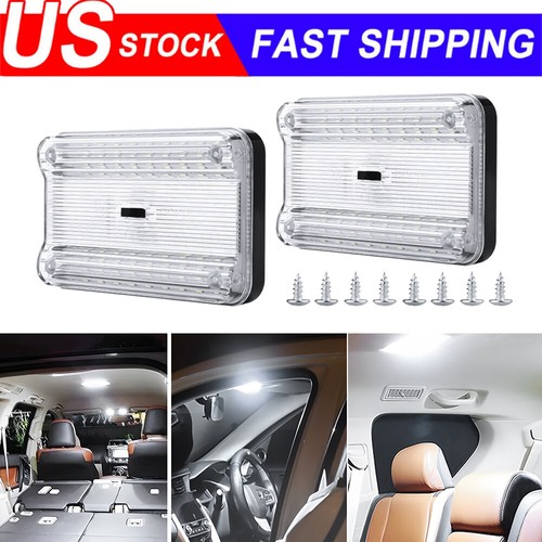 2X Universal 36 LED Car Ceiling Dome Lamp Reading Trunk Interior Light ...
