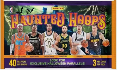 2023-24 Panini NBA Haunted Hoops Basketball Factory Sealed Bundle Box ...