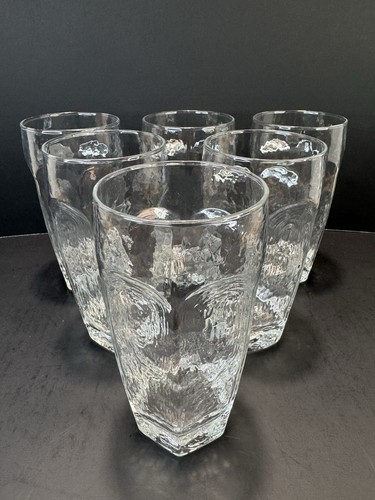 Vintage Libbey Glass Company Chivalry Clear Flat Iced Tea Glasses - Set ...