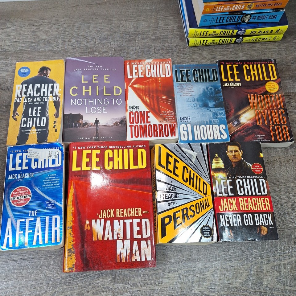 Near Complete Set Series Lot #1-29 Jack Reacher Books by Lee Child Pb ...