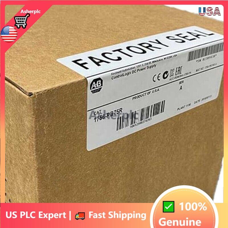 New Factory Sealed AB 1756-PB75R ControlLogix 24V DC Power Supply US ...