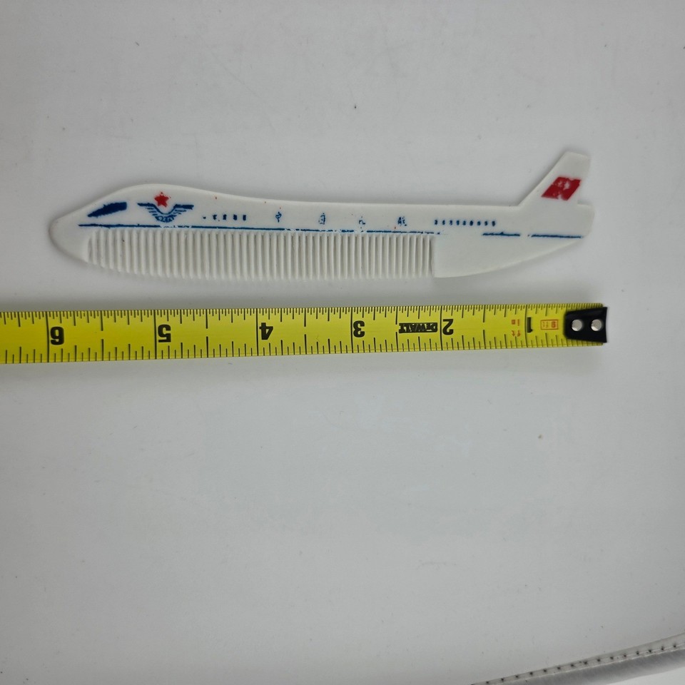Vintage CAAC China Airline Airplane Comb in Case Collectible ...