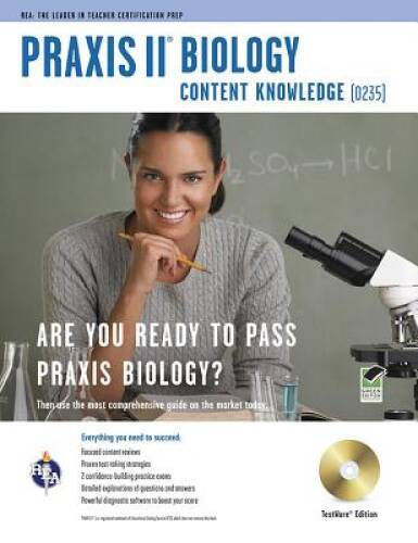 Praxis II Biology 0235 wCD-ROM (PRAXIS Teacher Certification Test Prep ...