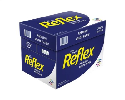 Reflex A4 Copy Paper Total 2500 Pages 5 x Reams Premium White 80Gsm 500 ...