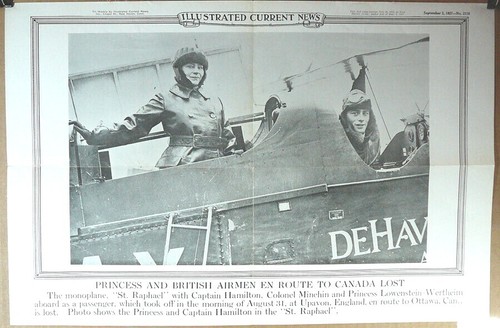 ILLUSTRATED CURRENT NEWS 9/5/1927 ST.RAPHAEL MONOPLANE,PRINCESS ...