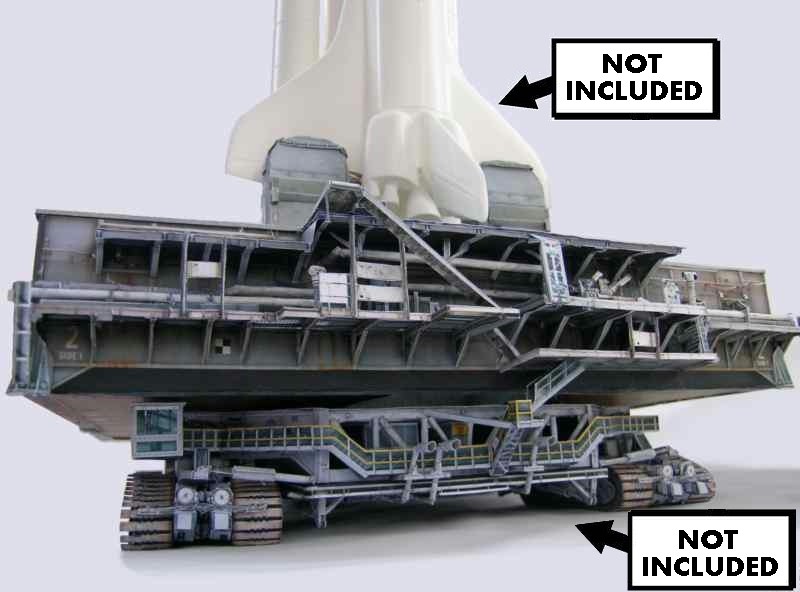 Space Shuttle Mobile Launcher MLP for Revell w/Boosters 144 Craft Model ...