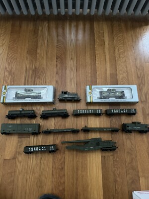 HO Model Power US Army Military Missile Force Diesel Locomotive Train ...