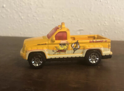 2000 Matchbox Truck Troop Carrier Yellow Sponge Bob Lifeguard Goo ...