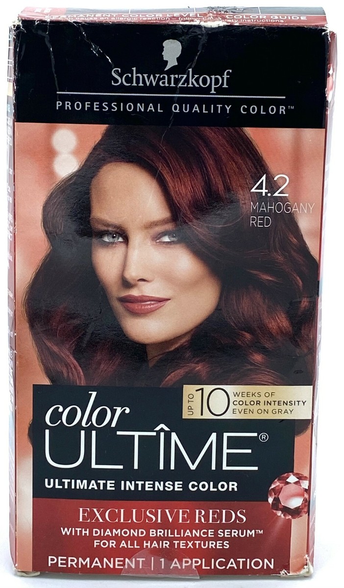 Mahogany Red Hair Color Chart