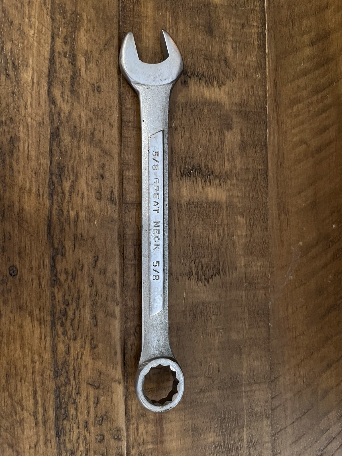 GREAT NECK TOOLS Combination Wrench 5/8” Open & 12-Point Box End | eBay
